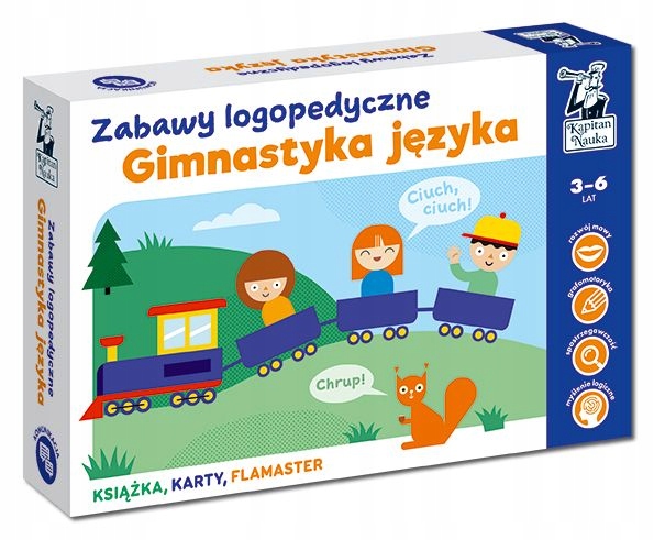 Zabawy logopedyczne. Gimnastyka języka - 12229044284 - oficjalne archiwum Allegro