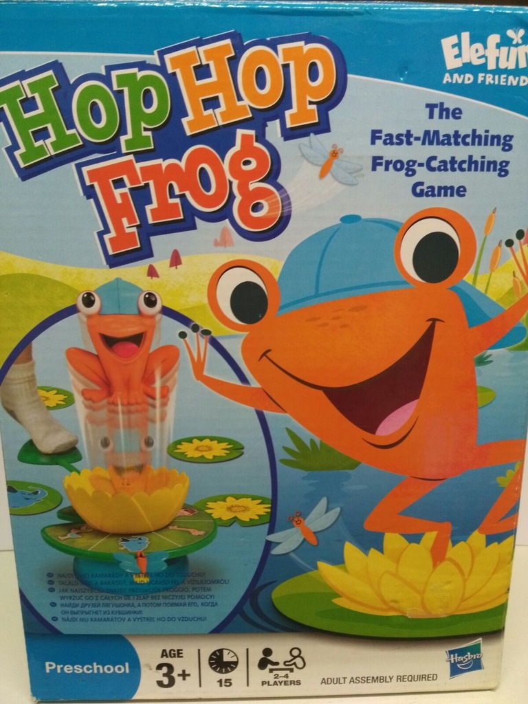 Hasbro Gra Hop Hop Frog - 6845990456 - oficjalne archiwum Allegro