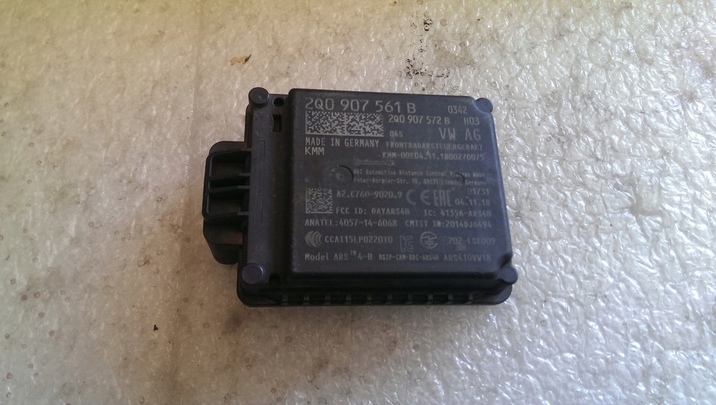 Radar sensor distronic ACC AUDI VW SEAT 2Q0907561B - 12450995277 ...
