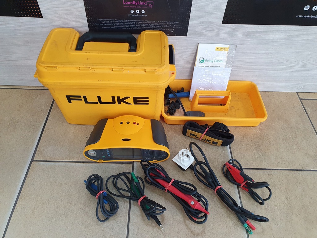 TESTER INSTALACJI ELEKTRYCZNEJ FLUKE 1654B - 12656775453 - oficjalne ...