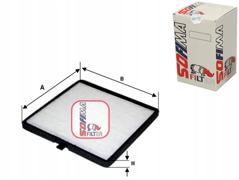 FILTR KABINY KABINOWY SOFIMA 0K55361C14A KC6102 21 - 12916415629 - oficjalne archiwum Allegro