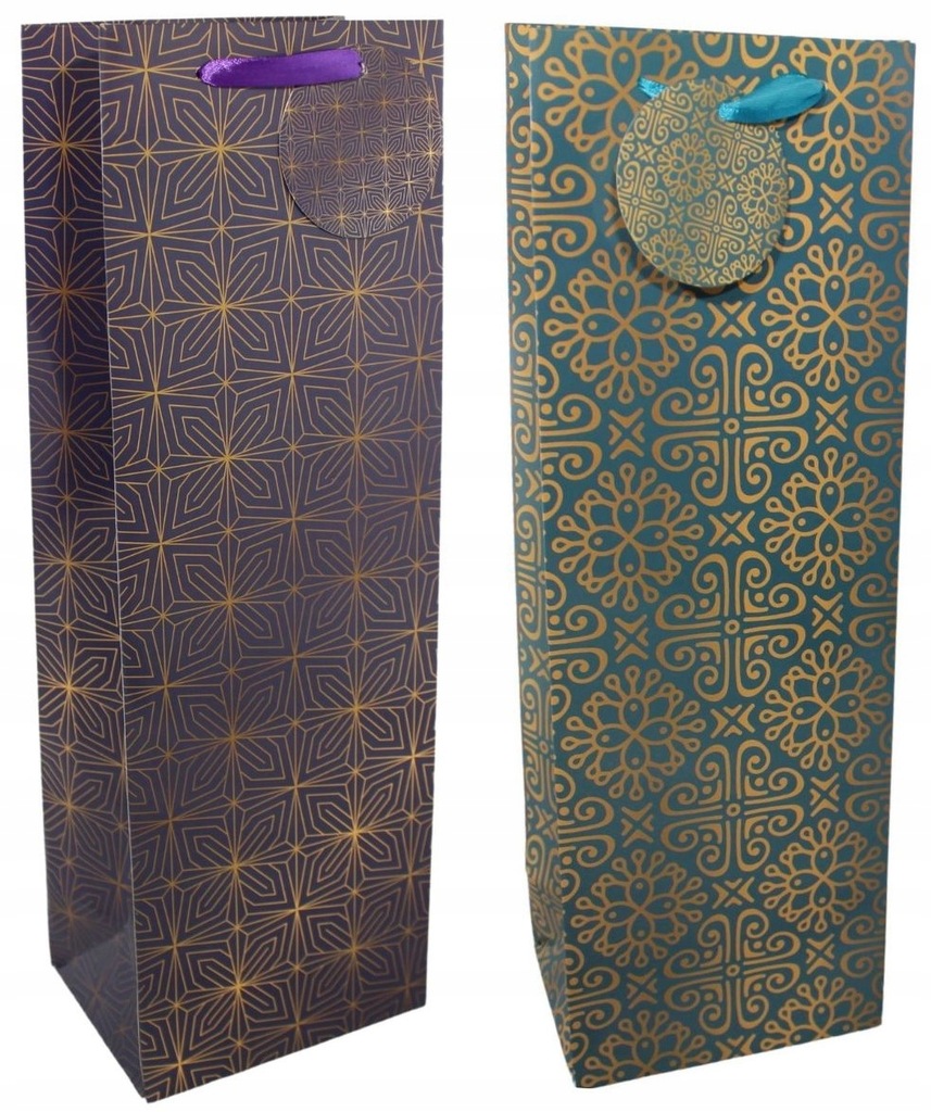 TOREBKA TORBA PAPIEROWA na alkohol 12 szt 210g.A57 - 12766681617 - oficjalne archiwum Allegro