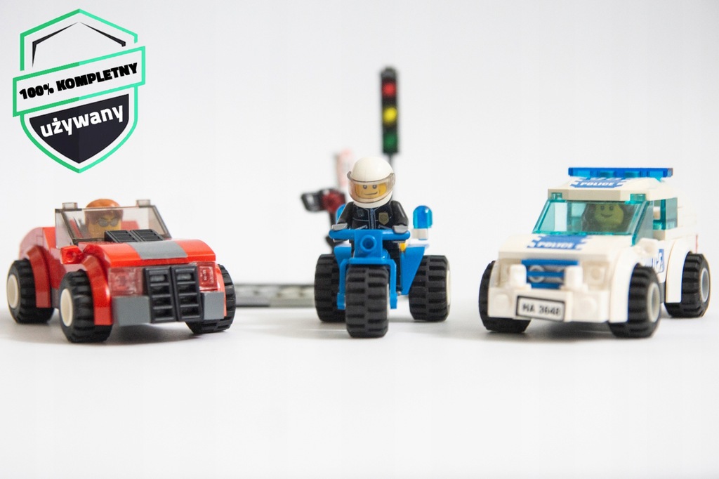 LEGO 3648 City Pościg policyjny - używany 100% - 13572965215 - oficjalne archiwum Allegro