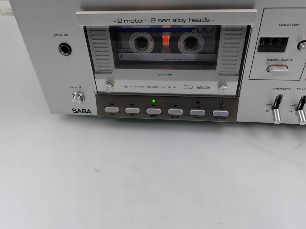 SABA CD-262 Piękny magnetofon kasetowy vintage - 13494464581 ...