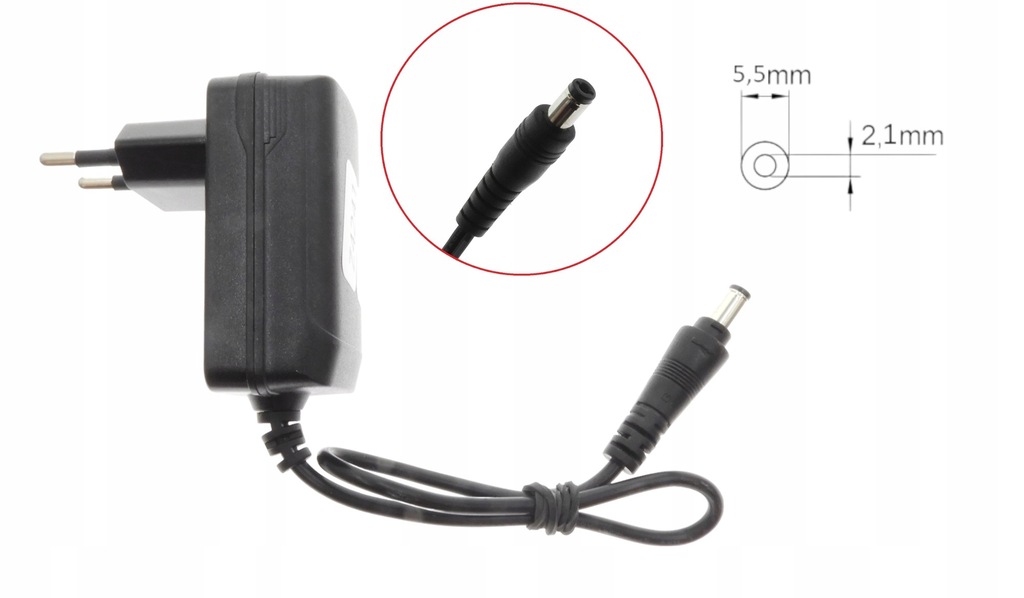Z4241 Zasilacz LED DRIVER 12V 0,8A 9,6W XY12LF-120080VH-EW 5,5X2,1 - 15714834133 - oficjalne ...