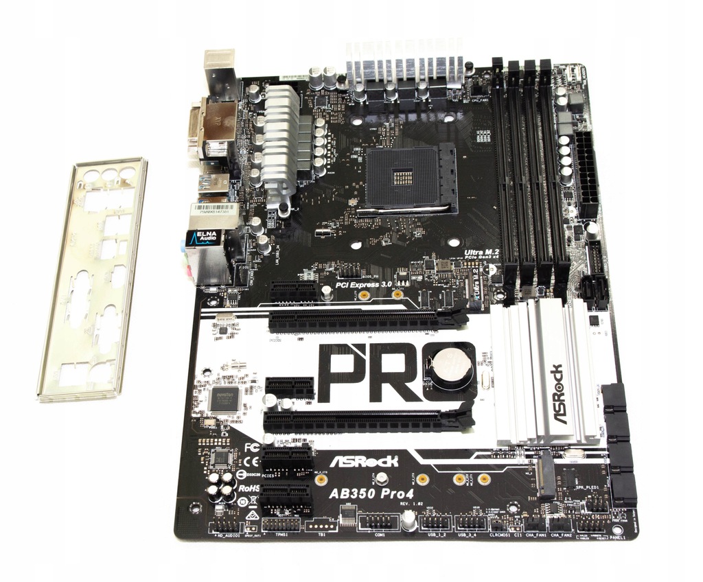 Płyta główna ASRock AB350 PRO4 AM4 DDR4 Uszkodzona - 13735520706 ...