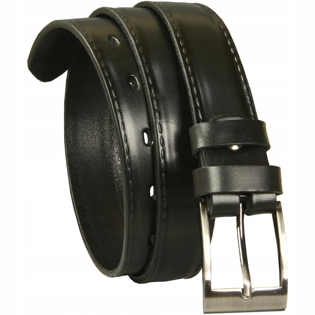 POLSKI SKÓRZANY PASEK MĘSKI NATURALNA SKÓRA 110 cm - 7779249670 ...