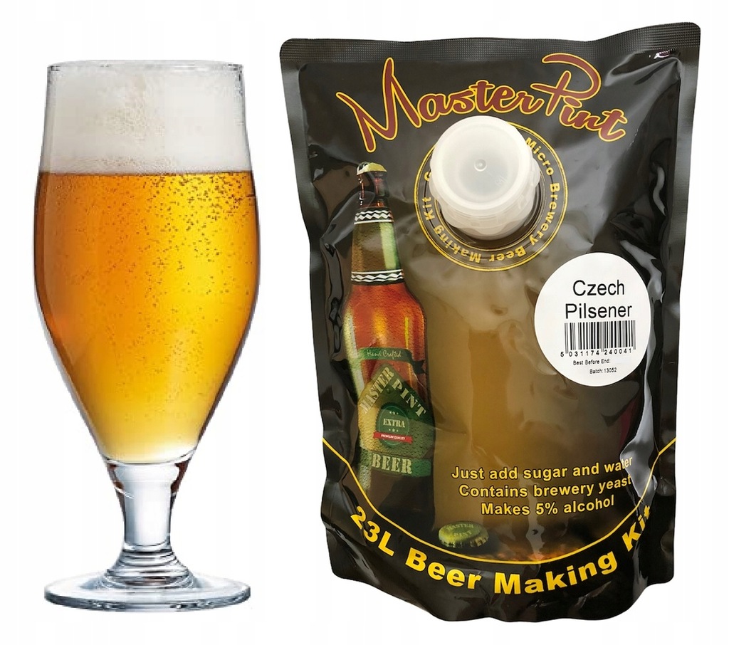 CZECH PILSNER domowe czeskie piwo brewkit drożdże - 10718382786 - oficjalne archiwum Allegro