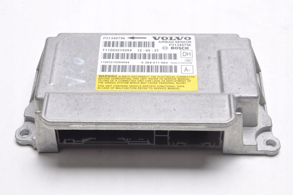VOLVO S60 II V60 SENSOR PODUSZEK AIRBAG 31340796 - 15102636070 - oficjalne archiwum Allegro
