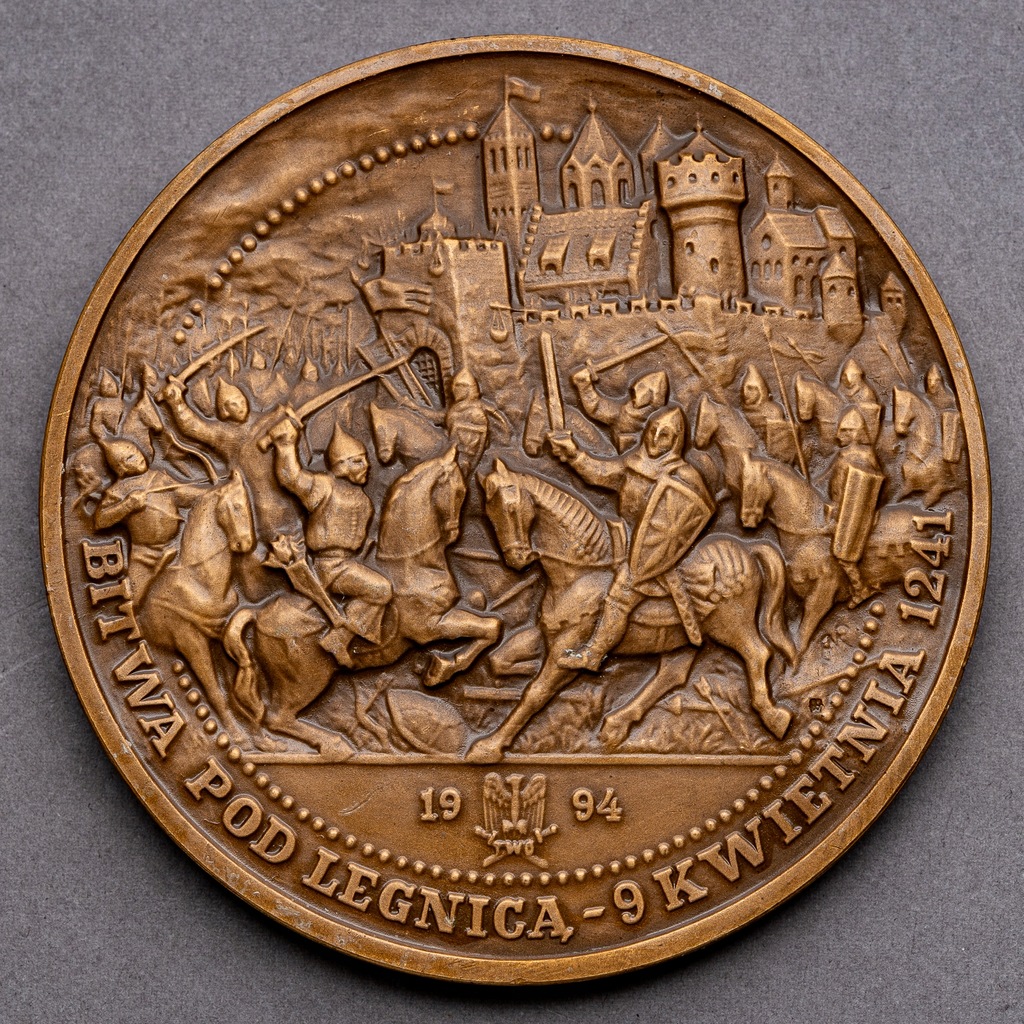112.aa Medal Bitwa pod Legnicą - 9 kwietnia 1241 / Henryk II Pobożny ...