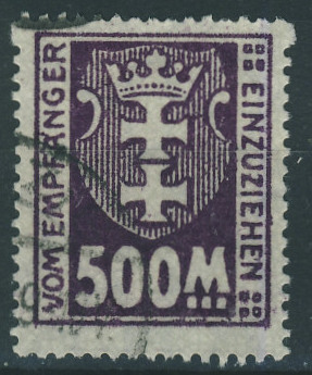 W.M. Gdańsk 500 mark - Herb / vom empfanger - 12541213871 - oficjalne ...