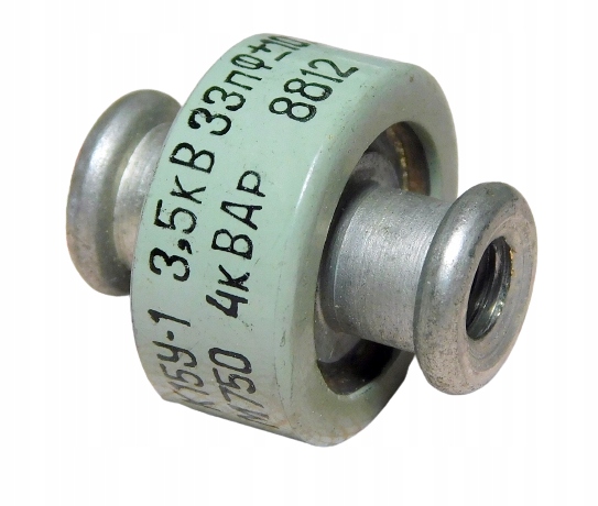 Kondensator ceramiczny 33pF 3,5kV 4kWar [072] - 13472284163 - oficjalne ...