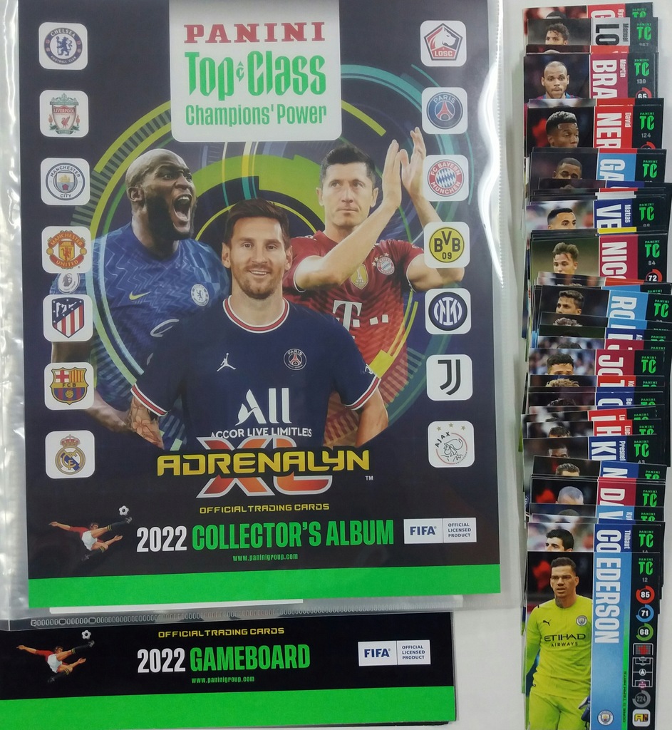 FIFA TOP CLASS 2022 ALBUM + 120 KART LEWANDOWSKI - 12338646555 ...
