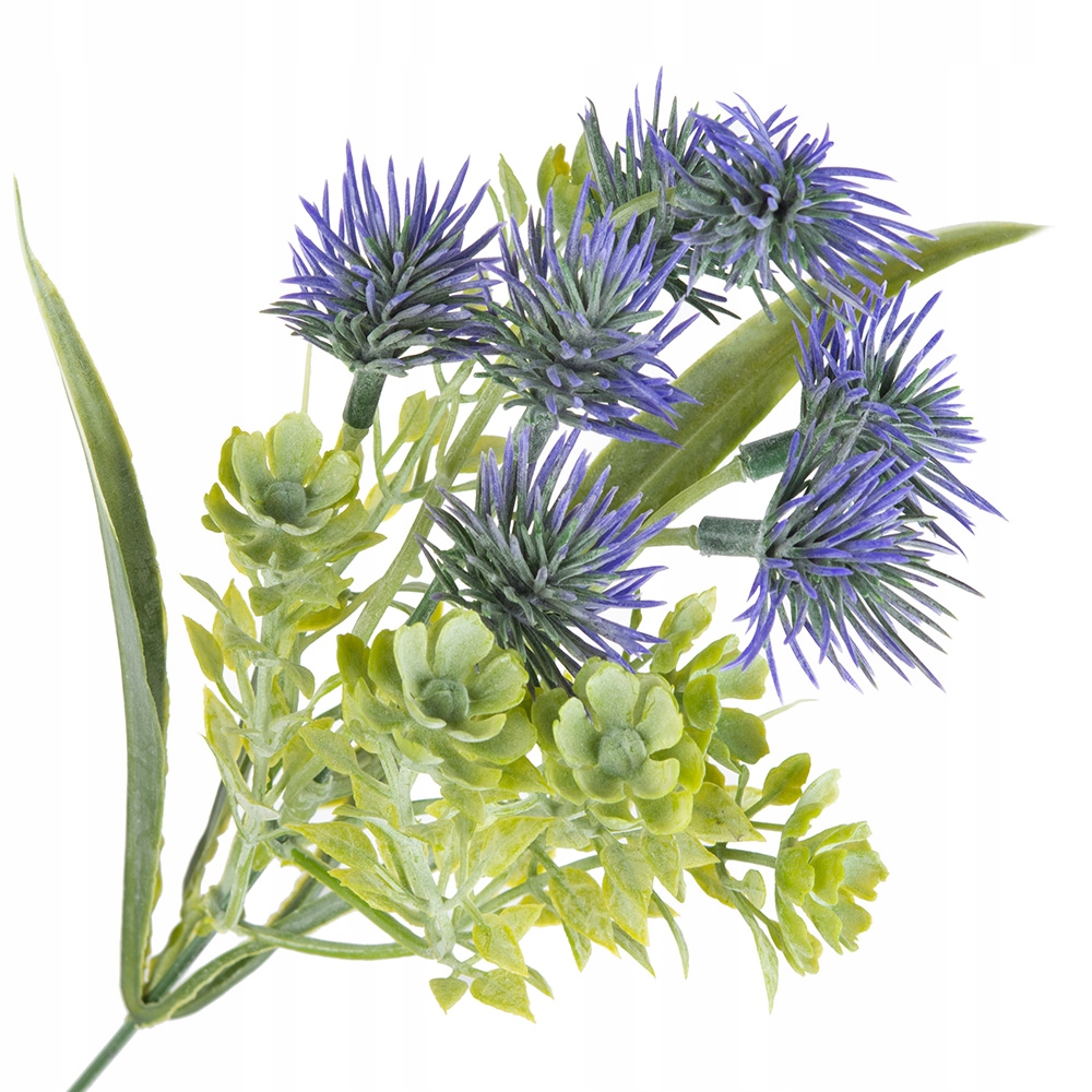 Gałązka Ostu Dekoracyjne Kwiaty Kulki Oset Ozdobny - 12305030541 ...