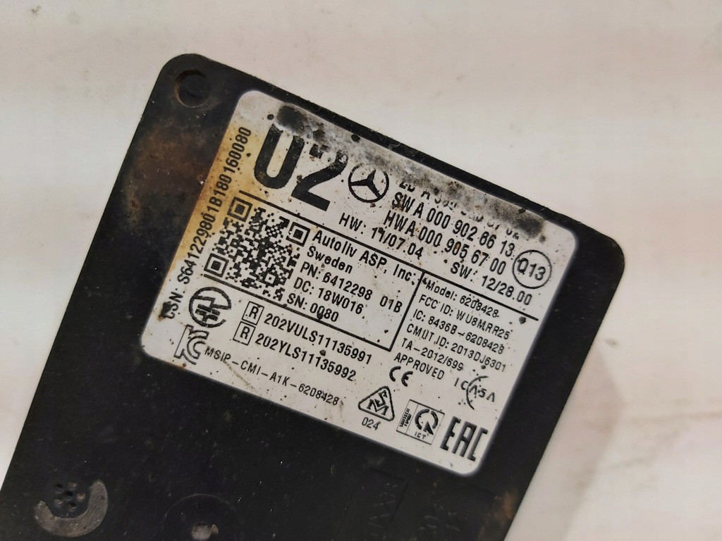 RADAR SENSOR CZUJNIK MERCEDES A0009058702 Q13 - 11030316850 - oficjalne ...