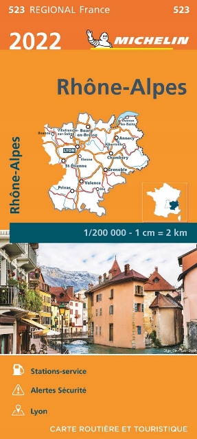 RODAN - ALPY mapa 1:200 000 MICHELIN 2022 - 11790558456 - oficjalne ...