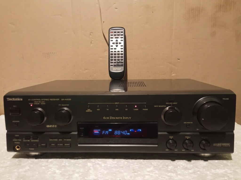 TECHNICS SA-AX530 z pilotem - 13281826275 - oficjalne archiwum Allegro