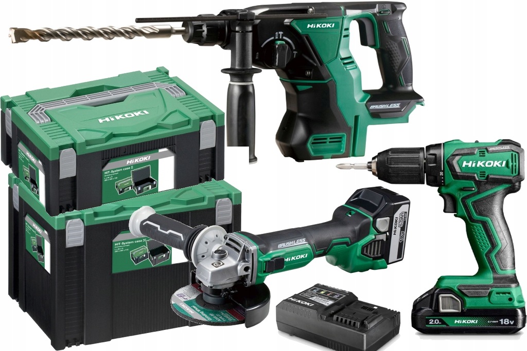 HIKOKI COMBO DH18DBL G18DBBVL DS18DD BEZSZCZOTKOWY - 12701791421 ...