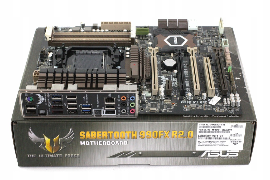 Asus SABERTOOTH 990FX R2.0 AM3+ - 9567875447 - oficjalne archiwum Allegro