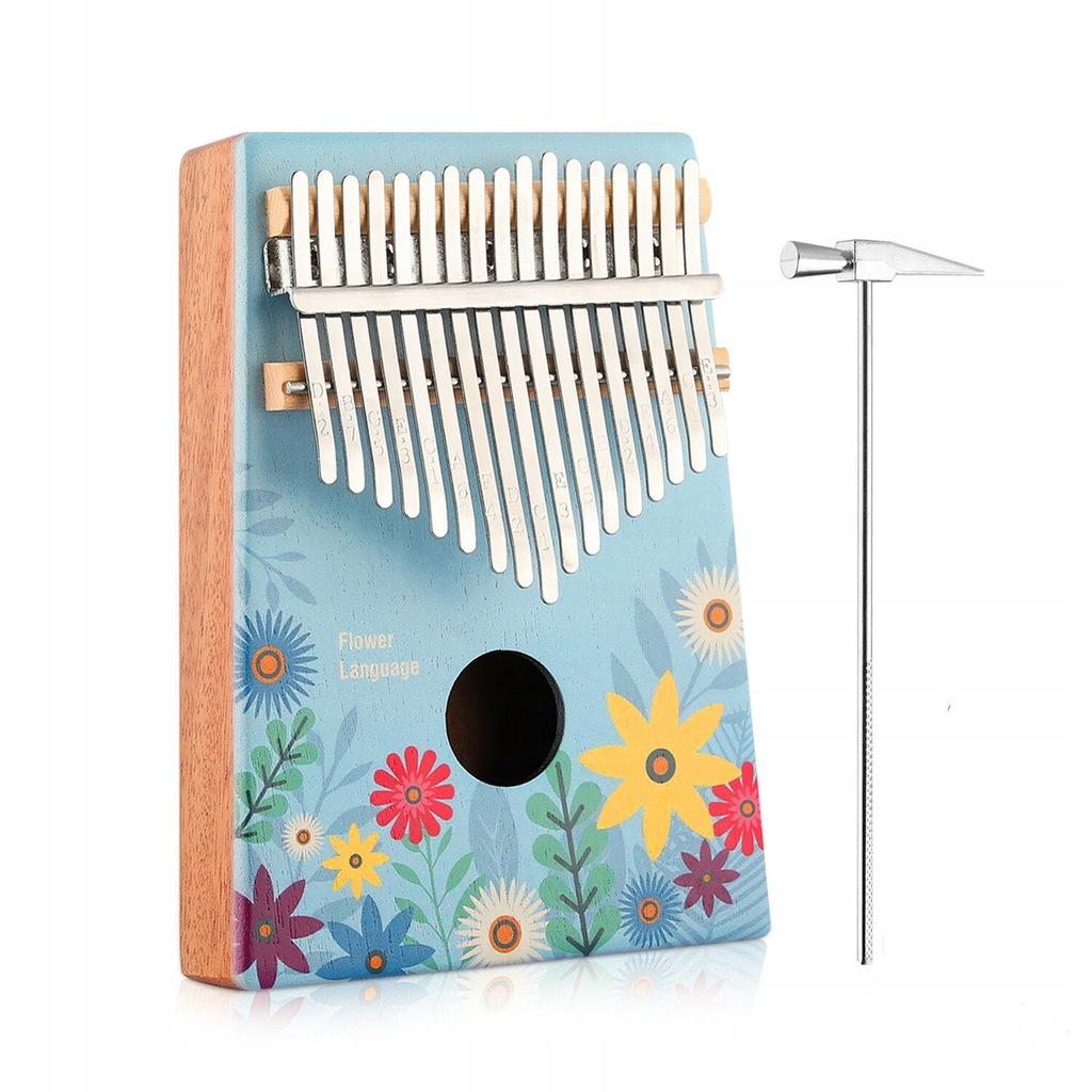 KALIMBA INSTRUMENT AFRYKAŃSKI PIANINO ZANZA MBIRA - 12293137860 ...