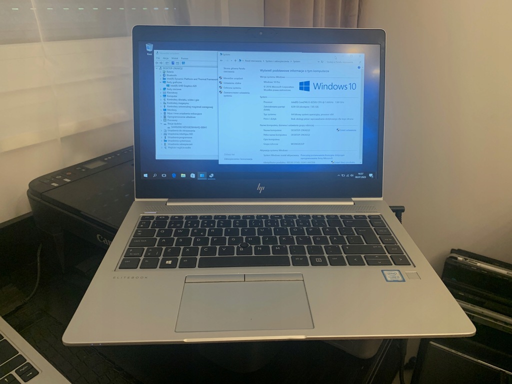 Hp Elitebook 840 G5/I5-8250U/8 GB /256 gb - 14001138280 - oficjalne archiwum Allegro