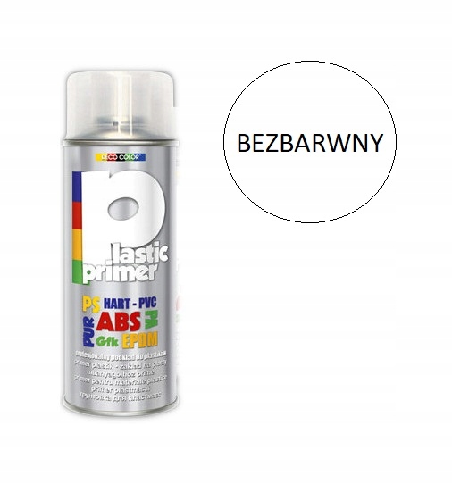 Farba spray PODKŁADOWA DO PLASTIKU 400ml na pcv - 8656835155 ...