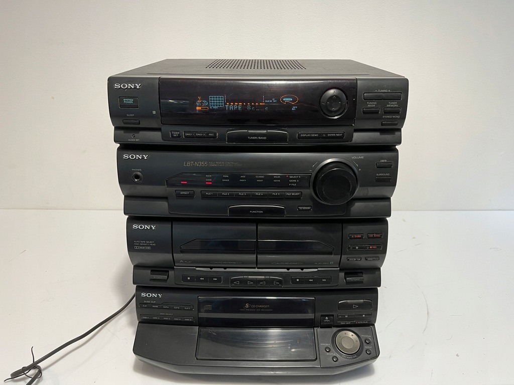 Wieża stereo Sony HCD-N355 - 12795774311 - oficjalne archiwum Allegro
