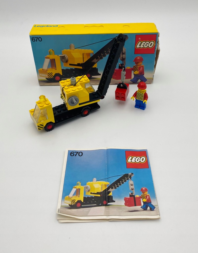 Lego 670 Town City Mobile Crane dźwig - 10595385633 - oficjalne ...