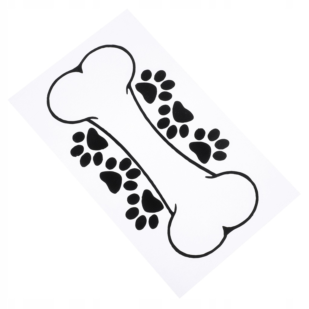 Car Stickers Dog Bone Applique - 13589656093 - oficjalne archiwum Allegro