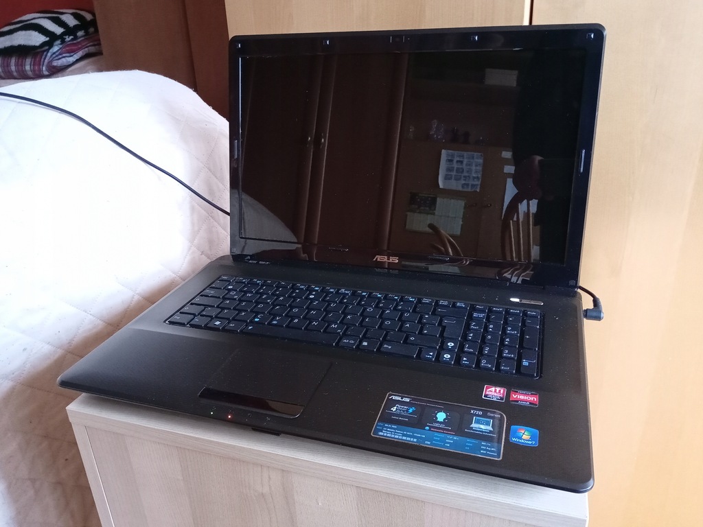 Laptop ASUS X72D, K72DR - 11651962149 - oficjalne archiwum Allegro