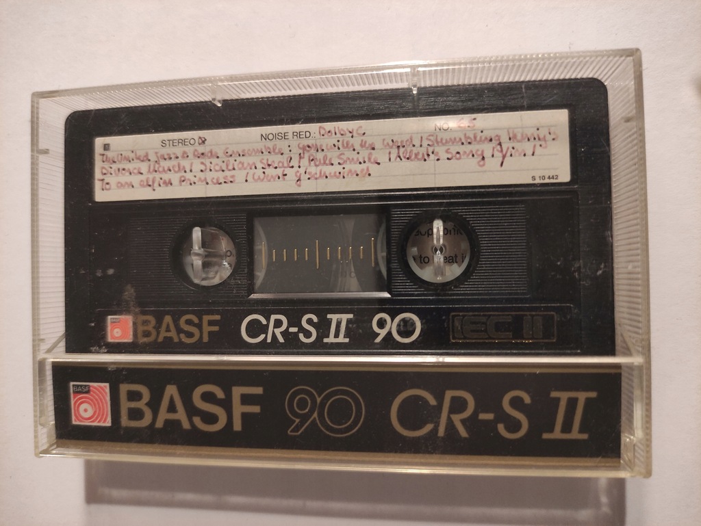 Kaseta magnetofonowa BASF 90 CR-S II - 12103943202 - oficjalne archiwum Allegro