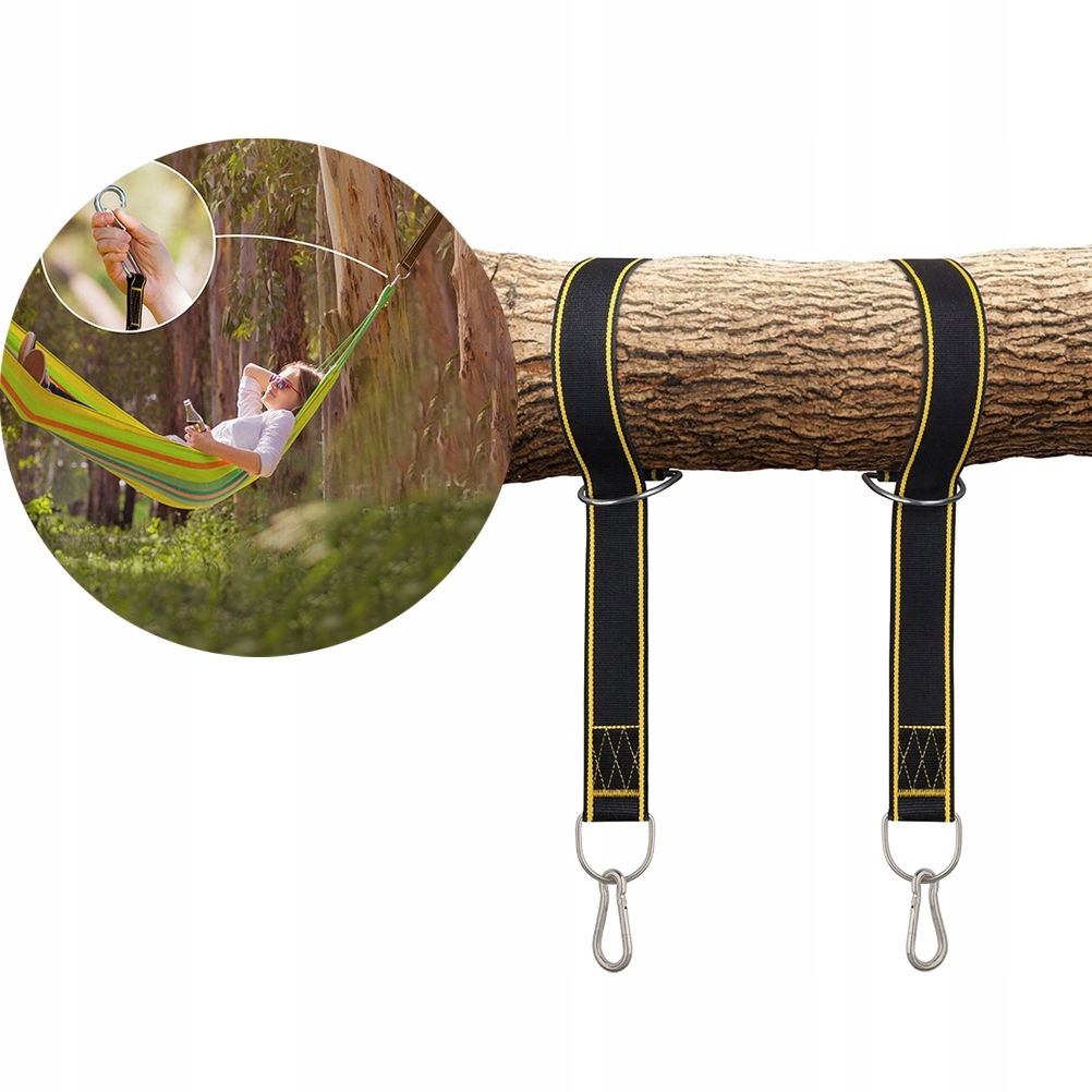 2Pc Hamak pasy z pętli Drzewo wieszak huśtawka - 12613782276 ...