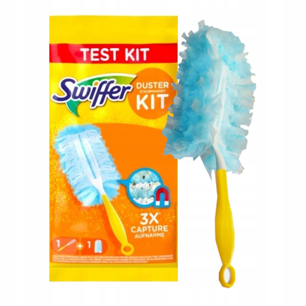 SWIFFER DUSTER KIT Zestaw startowy miotelka do kurzu + wkład - 14681773860 - oficjalne archiwum ...