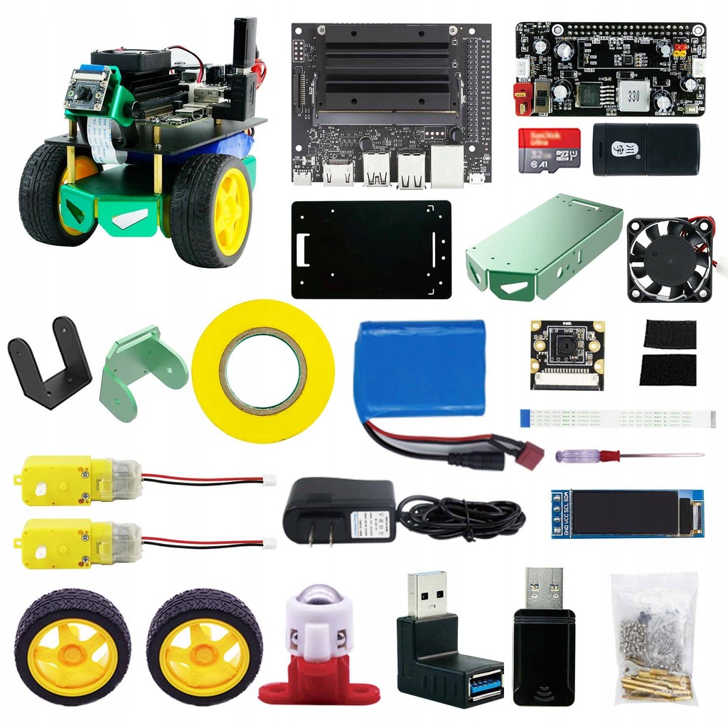 Yahboom Jetbot 2GB ROS AI Visual Robot Kit Include - 12119924599 ...