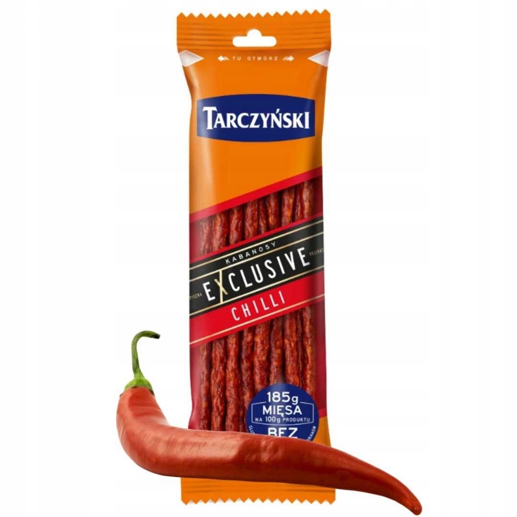 Tarczyński Kabanosy Exclusive Chlli 105g Ostre - 12158710851 ...