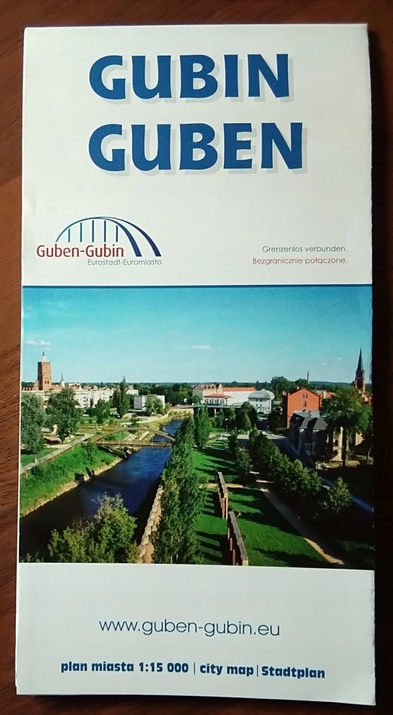 GUBIN GUBEN plan miasta mapa - 10780378317 - oficjalne archiwum Allegro