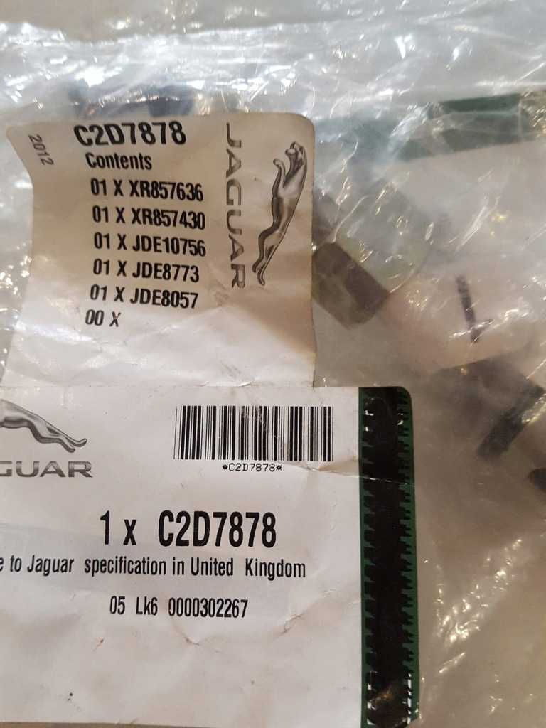 Jaguar 3.0TD Zestaw wymiany wtryskiwaczy C2D7878 - 7657002652 ...