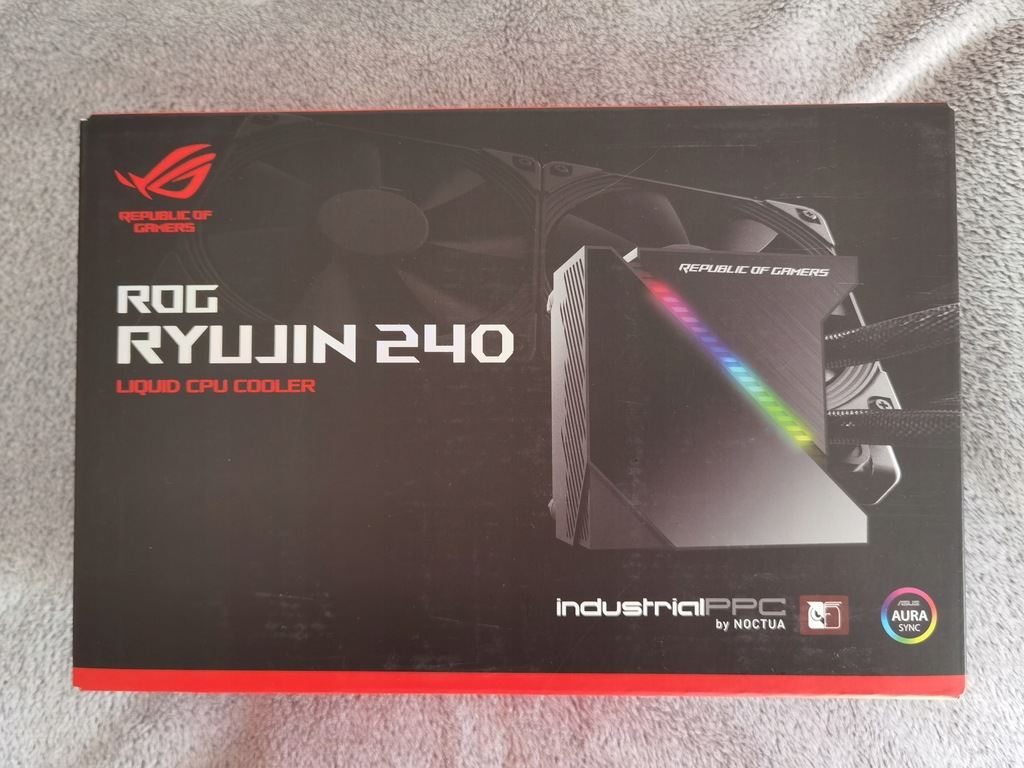Chłodzenie wodne AIO ASUS ROG RYUJIN 240 nowe gwar - 12412816544 ...