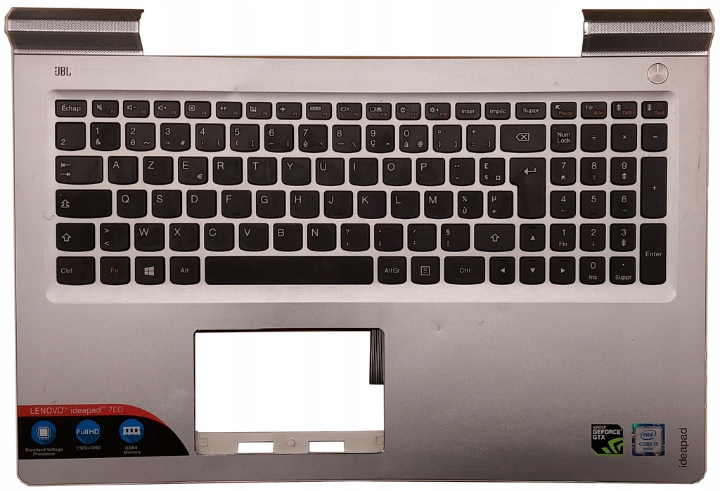 PALMREST KLAWIATURA LENOVO IDEAPAD 700-15ISK SREBR - 12233518043 - oficjalne archiwum Allegro