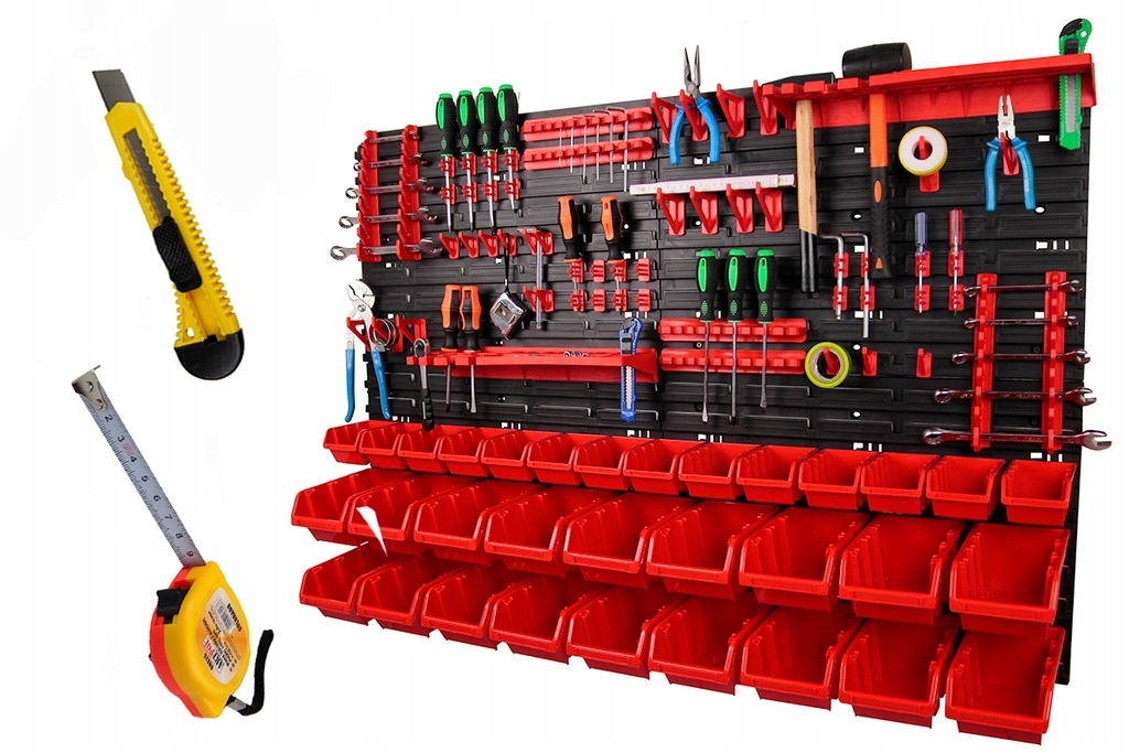 Купить ИНСТРУМЕНТАЛЬНАЯ ДОСКА ДЛЯ ГАРАЖНОЙ мастерской, 115х78см, С ПОДДОНАМИ, 32 шт.: отзывы ...