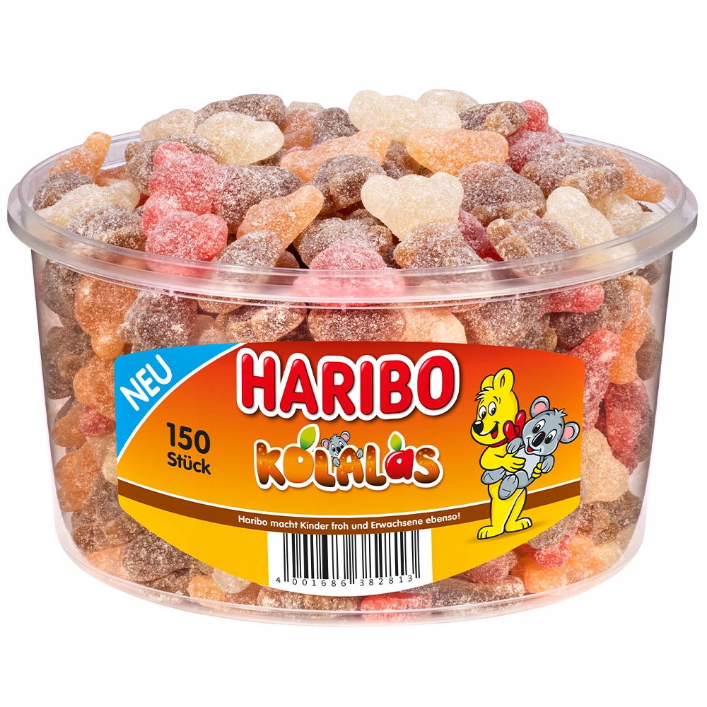 HARIBO ŻELKI KOLALAS 1350g KOALA KOALE 150szt DE - 9225149853 - oficjalne archiwum Allegro