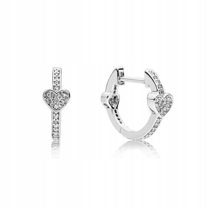 USZKODZONE Kolczyki Pandora Serca 297290CZ TT1316 - 14714543800 ...