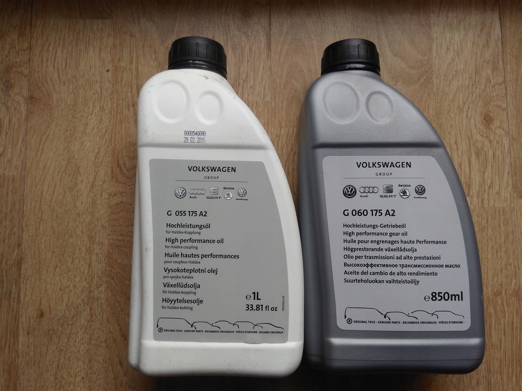 olej DSG VW G052182A2 AUDI SKODA SEAT G052529A2 - 7589228529 ...