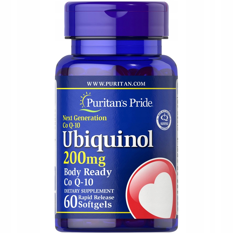 UBICHINOL - UBIQUINOL - Q10 - 200 mg / 60 kapsułek - 10903841905 - oficjalne archiwum Allegro