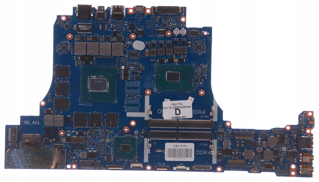 Płyta główna DELL Alienware 15 R3 D - 12874444111 - oficjalne archiwum ...