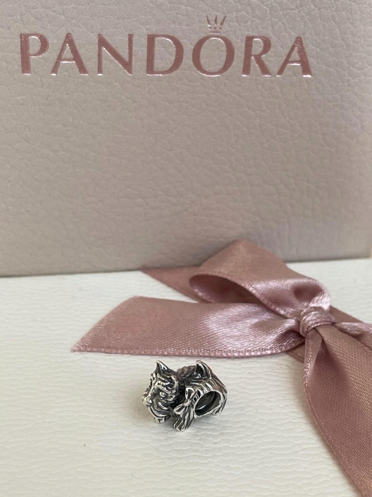 Pandora Oryginalny Charms Pies Terier Sznaucer - 12606883039 ...