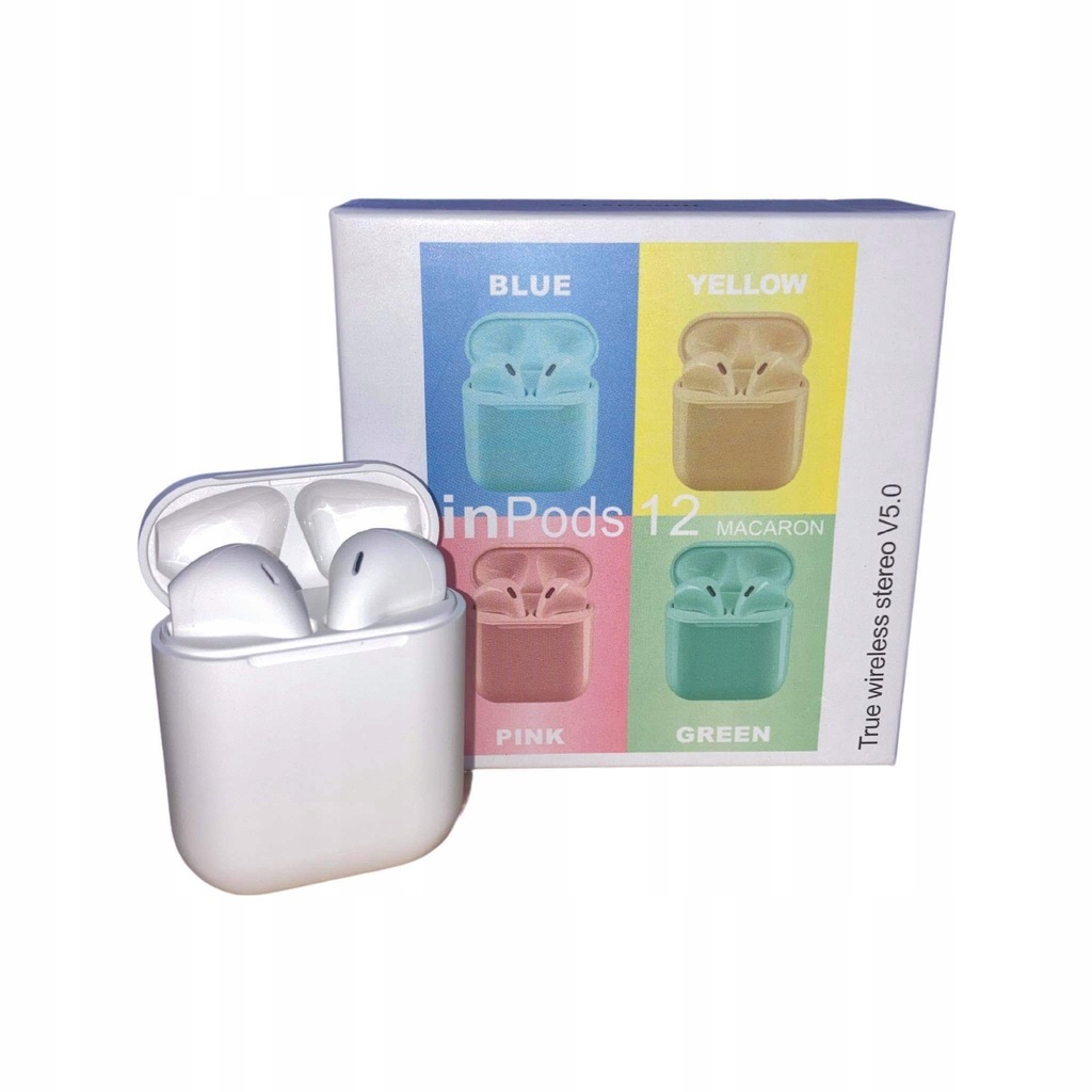 Słuchawki bezprzewodowe douszne TWS inPods 12 BLUE - 11186453292 ...