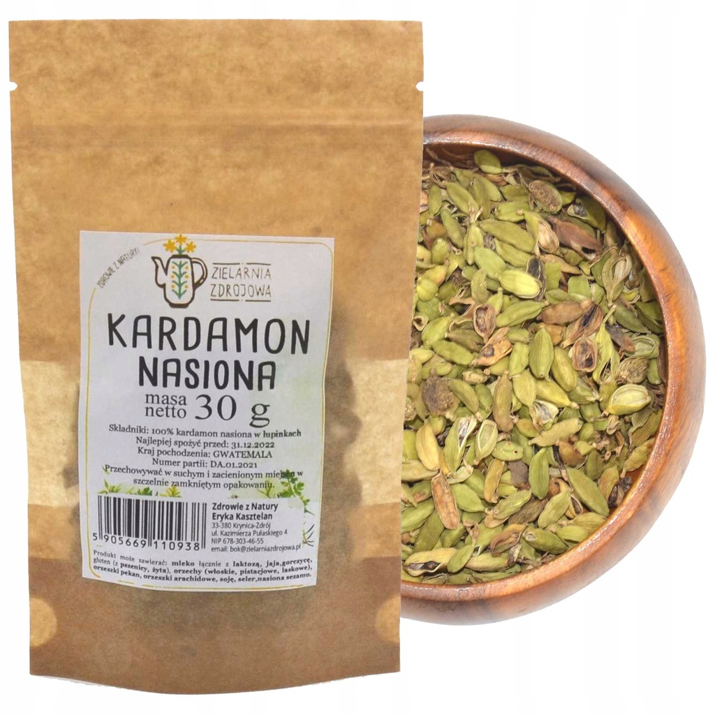 KARDAMON NASIONA NATURALNE I AROMATYCZNE 50G - 15407253303 - oficjalne archiwum Allegro