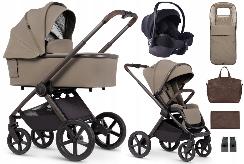 WÓZEK VENICCI UPLINE SE ADAPTERY AVIONAUT COSMO 3w1 Kol. POWDER ...