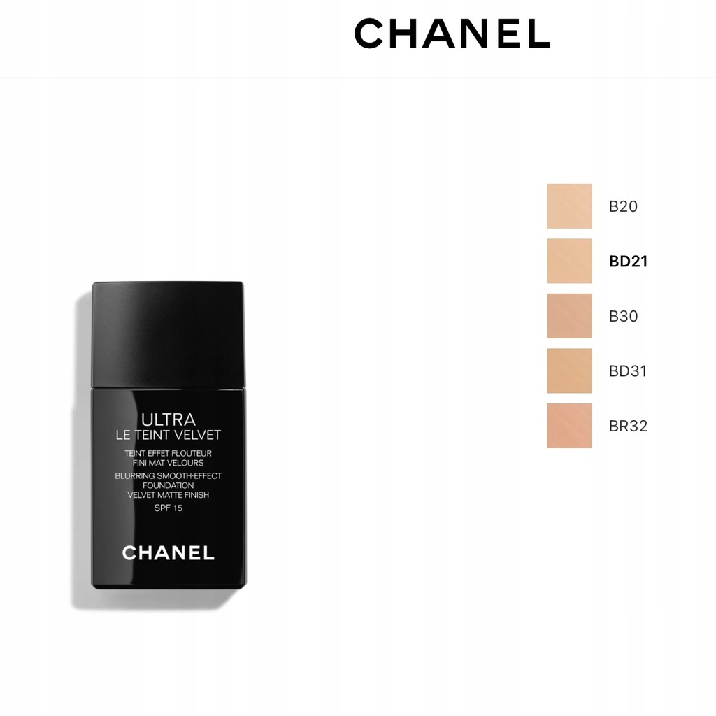Podkład CHANEL Ultra Le Teint VELVET / BD21/ SPF15 - 13665428500 ...